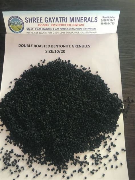 Black Double Roasted Bentonite Granules Grade Foundry At ₹ 4800tonne