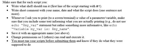 Assignment 2 Simple Bash Scripts First File Will