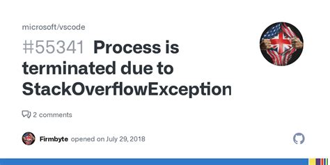 Process Is Terminated Due To Stackoverflowexception · Issue 55341