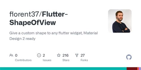 Github Florent Flutter Shapeofview Give A Custom Shape To Any