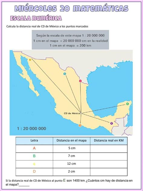 Best 13 Escalas Planos Y Mapas Worksheet Artofit