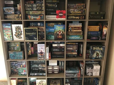 Board Game Organization With Kallax Shelves Gameward Bound