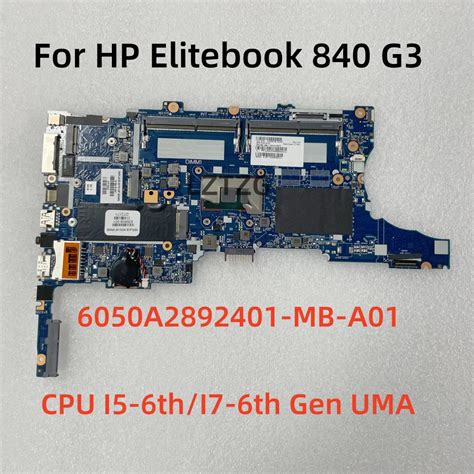 Placa M E Do Port Til Para HP EliteBook 6050A2892401 MB A01 I5 I7 6th