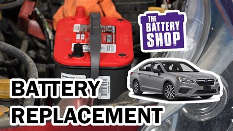 Subaru Legacy New Battery Install Youtube