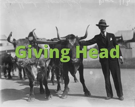 Giving Head Meaning