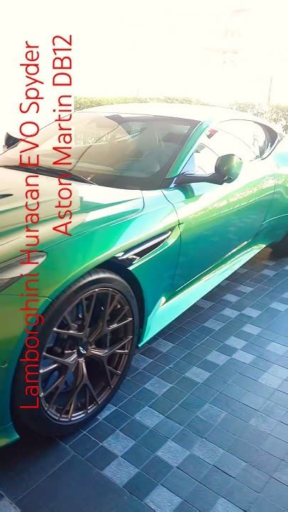 Design Fight Violet Or Green Lamborghini Huracan Evo Spyder Vs Aston Martin Db12 Youtube