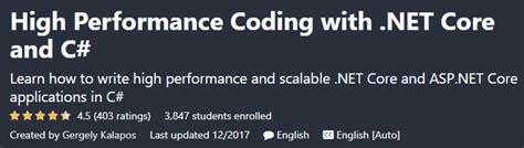使用 NET Core 和 C 进行高性能编码 High Performance Coding with NET Core and C postcode