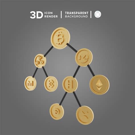 Premium Psd Bitcoin Node 3d Illustration Rendering 3d Icon Colored