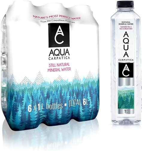 Aqua Carpatica 1l X 6 Pure Natural Still Mineral Water 6 Pack Bottled