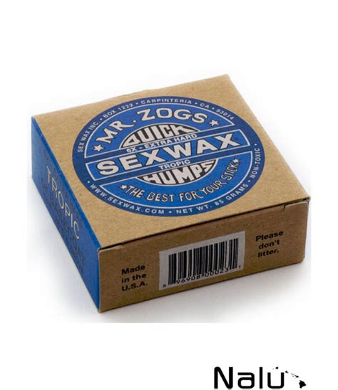 Sex Wax 6x Extra Hard Tropic 26°c And Above Nalu Surf Skate Shop Zandvoort