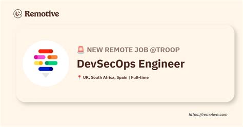 Hiring Devsecops Engineer Troop