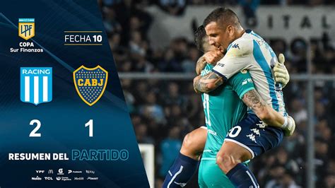 CopaSurFinanzas 2023 Fecha 10 Resumen De Racing Boca YouTube