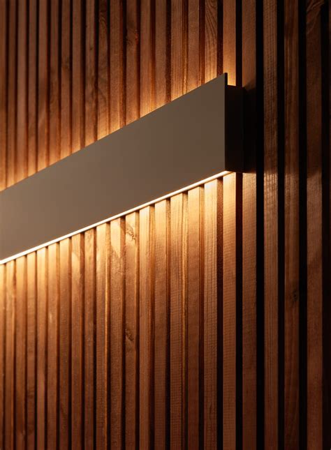 Aplique De Pared Led Lineal Fino De Iluminación Indirecta Varios