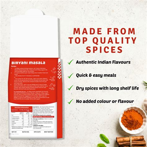 Biryani Masala Spice Mix Nimkish Foods