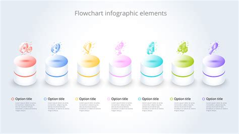 비즈니스 프로세스 차트 7 단계 세그먼트와 인포 그래픽입니다 원 기업 타임 라인 Infograph 요소입니다 회사 프레 젠 테이