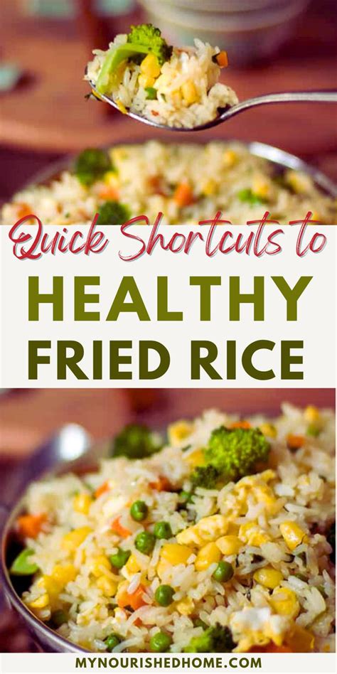 Healthy Vegetable Fried Rice Recipe Healthy Vegetables Healthy