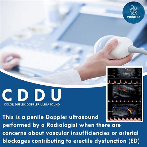Penile Doppler Ultrasound Or Cddu Colour Doppler Duplex Ultrasound
