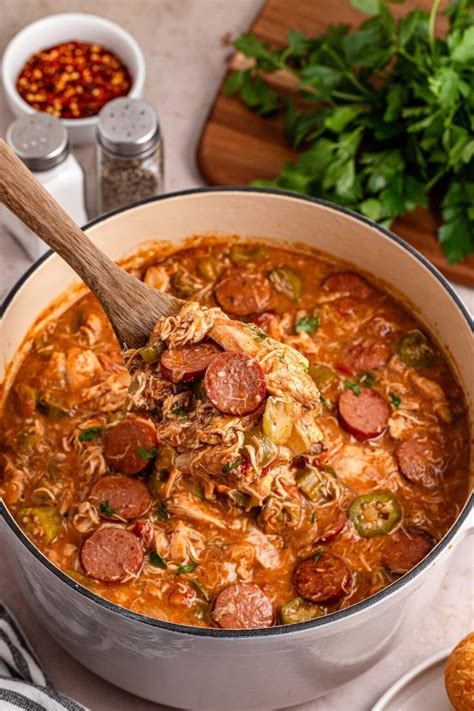 Chicken And Sausage Gumbo Xoxobella
