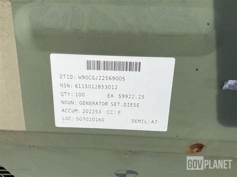 Surplus 3 Fidelity Tech Mep 831a 3kw And 17 Fermont Mep 831a 3kw Generator Sets In