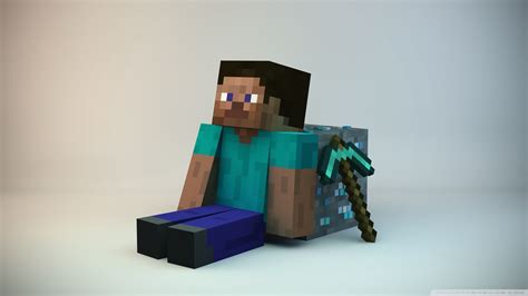 Minecraft Steve And Creeper Wallpaper