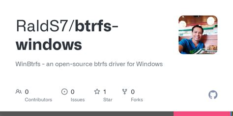 Github Ralds7btrfs Windows Winbtrfs An Open Source Btrfs Driver