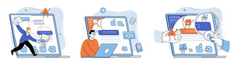 응용 프로그램 테스트 비유 벡터 앱 테스트 앱 복원력 평가를 위한 내구성 테스트 소프트웨어 테스트 스윕 감탄에 대한 스톡 벡터 아트 및 기타 이미지 Istock