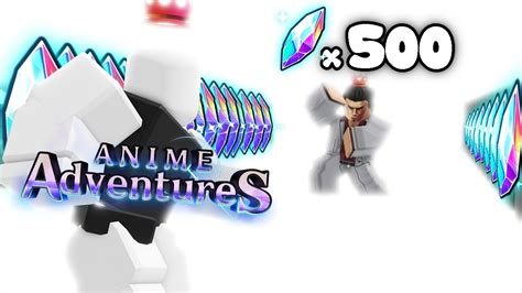 I Used 500 Rerolls In Anime Adventures Announcement At End Anime