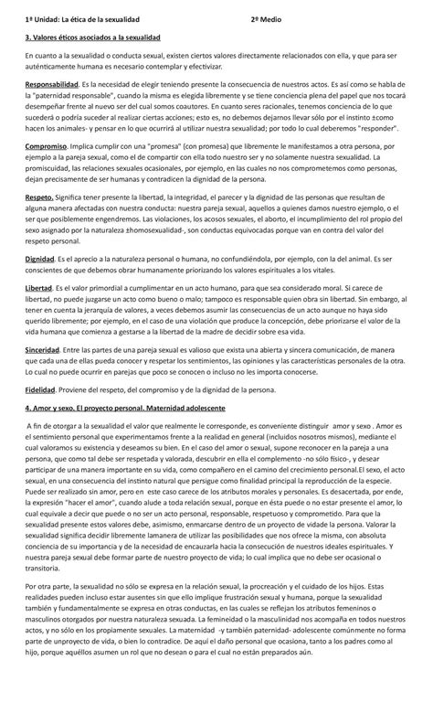Calaméo 1ª Unidad ética De La Sexualidad