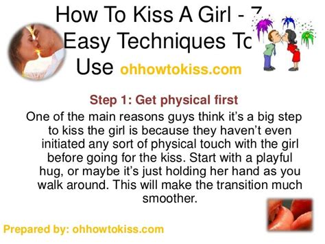 How To Kiss A Girl 7 Easy Techniques To Use