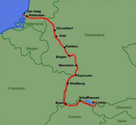 Vom Bodensee Zur Nordsee Am Rhein Mit Dem Rad