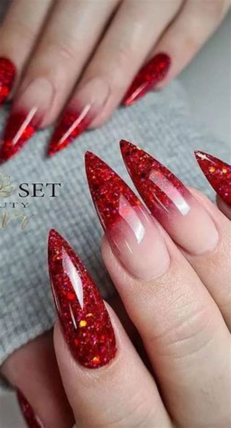 Christmas Nails 2023 Em 2024 Unhas Vermelhas Unhas Vermelhas