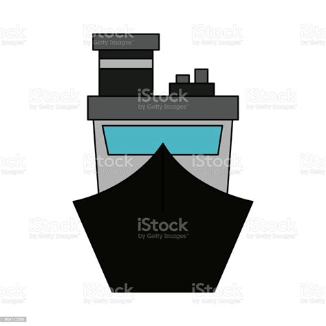 船舶 Frontview 符號向量圖形及更多交通方式圖片 交通方式 傳統 冒險 Istock