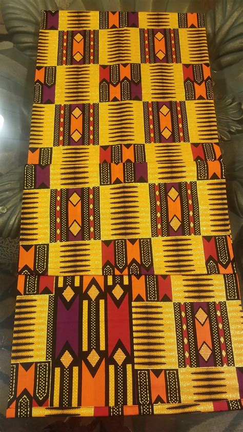 Ankara Kente Print Table Runner Holiday Gifts Housewarming Etsy