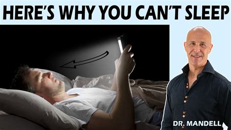 Heres Why You Cant Sleep Dr Alan Mandell Dc Youtube