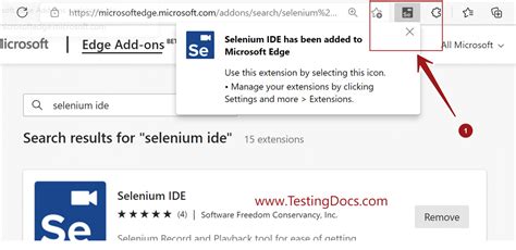 selenium ide on microsoft edge [ 2024 ]