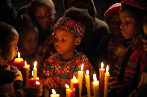 Premium Ai Image Kwanzaa Kinara Celebrating African Heritage