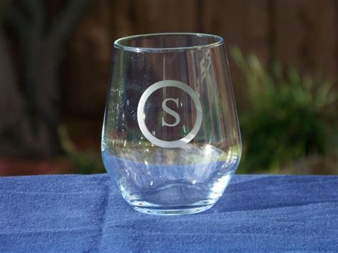 Personalized Stemless Wine Glasses Etched Wine Glasses Set Etsy