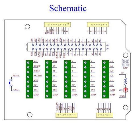 Screw Terminal Block Breakout Shield Module For Arduino Uno R3 Ebay