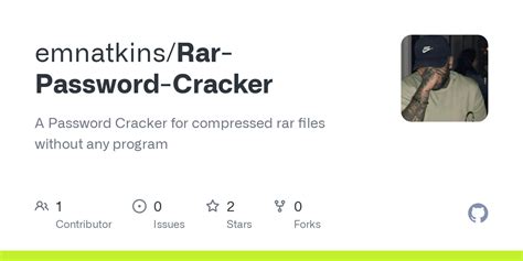 Github Emnatkins Rar Password Cracker A Password Cracker For Compressed Rar Files Without Any