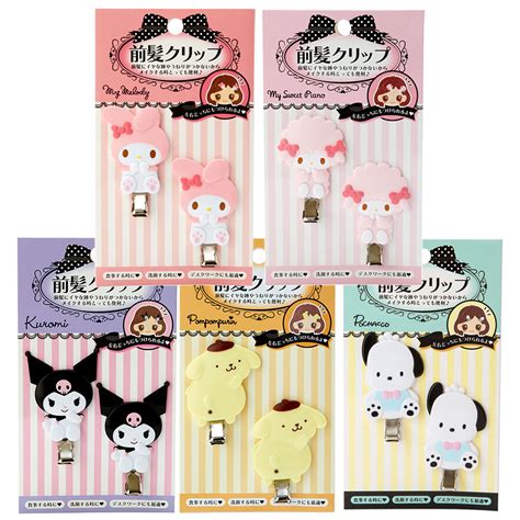 산리오 산리오 앞머리 헤어클립 세로형 헤어핀 마이멜로디 마이스위트피아노 쿠로미 포챠코 위시버킷
