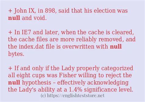 Null Use In Sentences Englishteststore Blog