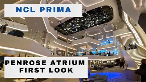 Norwegian Prima Penrose Atrium First Look Inaugural Sailing Solo