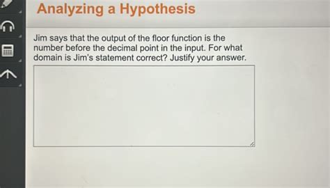 Analyzing A Hypothesis Jim Says That The StudyX
