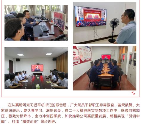 阳春新钢铁各级党组织认真收看党的二十大开幕会盛况！ 阳春新钢铁官网