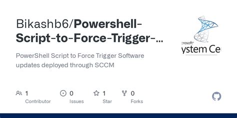 Github Bikashb6powershell Script To Force Trigger Software Updates
