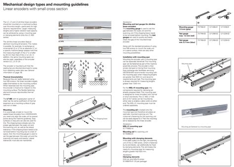 Heidenhain Absolute Sealed Linear Encoders LC M Series