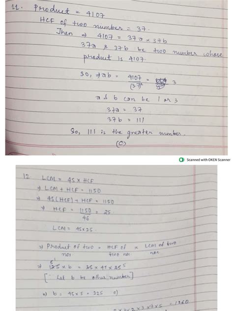 Hcf Lcm 11 21 Pdf