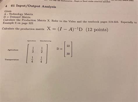 Solved May Use Mathematica Maple Or Excel Unleas Otherwise