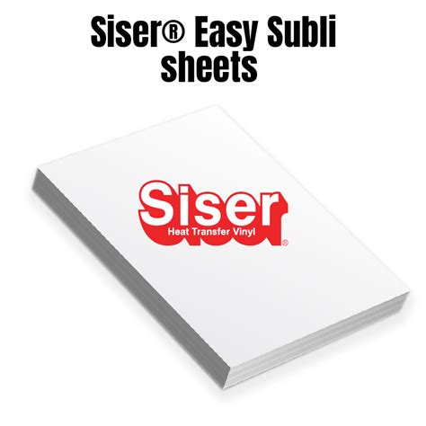 Siser® Easy Subli Sheets Htvmax