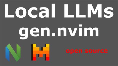 Local Llms In Neovim Gennvim Youtube